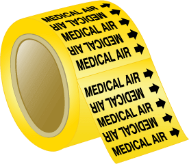 Medical Gas Pipe Labels - Medical Testing Solutions